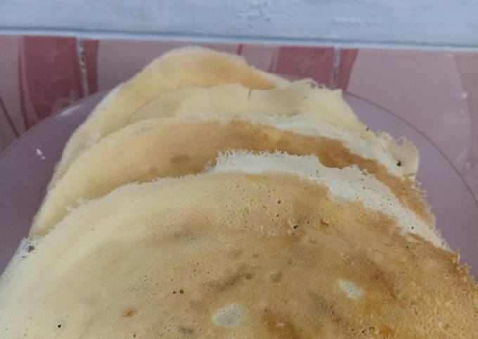 Resep Kue leker crepes sederhana kriuk mudah oleh Resep by Mama Abdillah - Cookpad