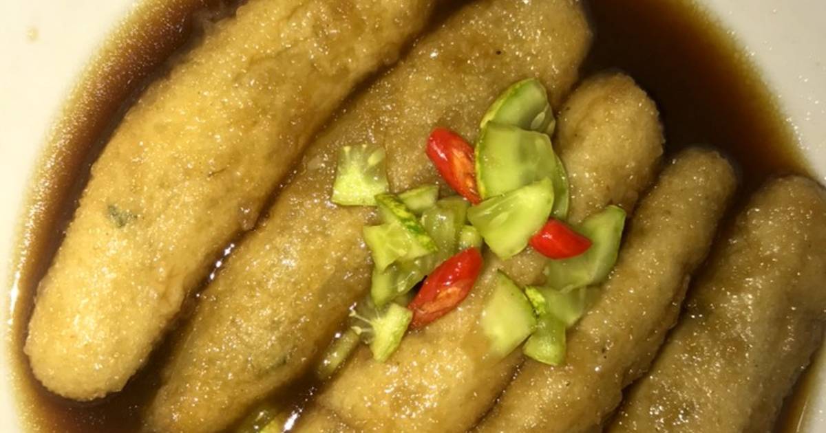 Resep Mpek-Mpek Lenjer Rebon (pempek) oleh Nirajunira - Cookpad
