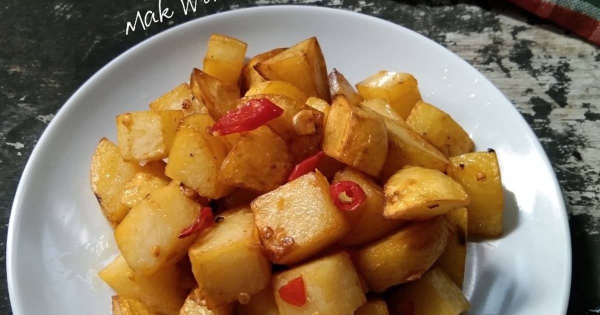 Resep Kentang cabe garam oleh Mak Win - Cookpad