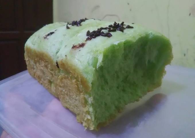 Resep Roti Sobek Pandan Isi Coklat 1x Proofing Super Soft Ala Ksb Oleh
