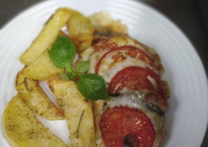 Pui caprese-cartofi cu rozmarin, rețetă de Dumitrache Stela - Rețete ...