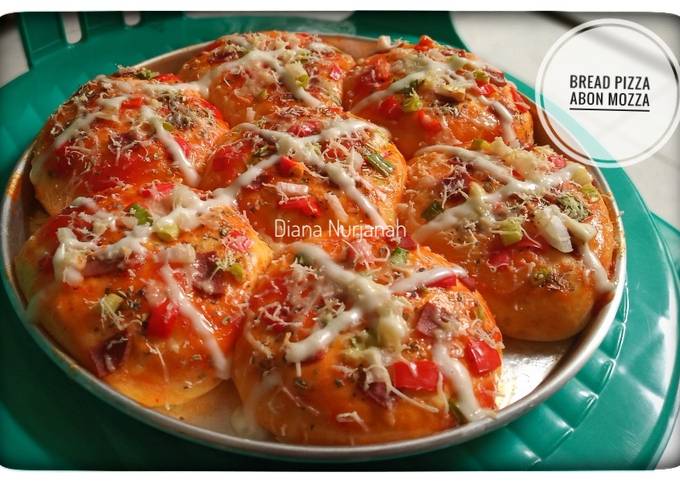 Resep Bread Pizza abon mozza oleh Diana Nurjanah - Cookpad