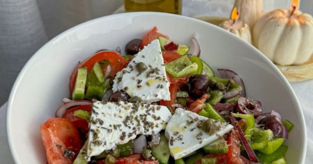 Authentic Greek Salad (Horiatiki) Recipe By Geo