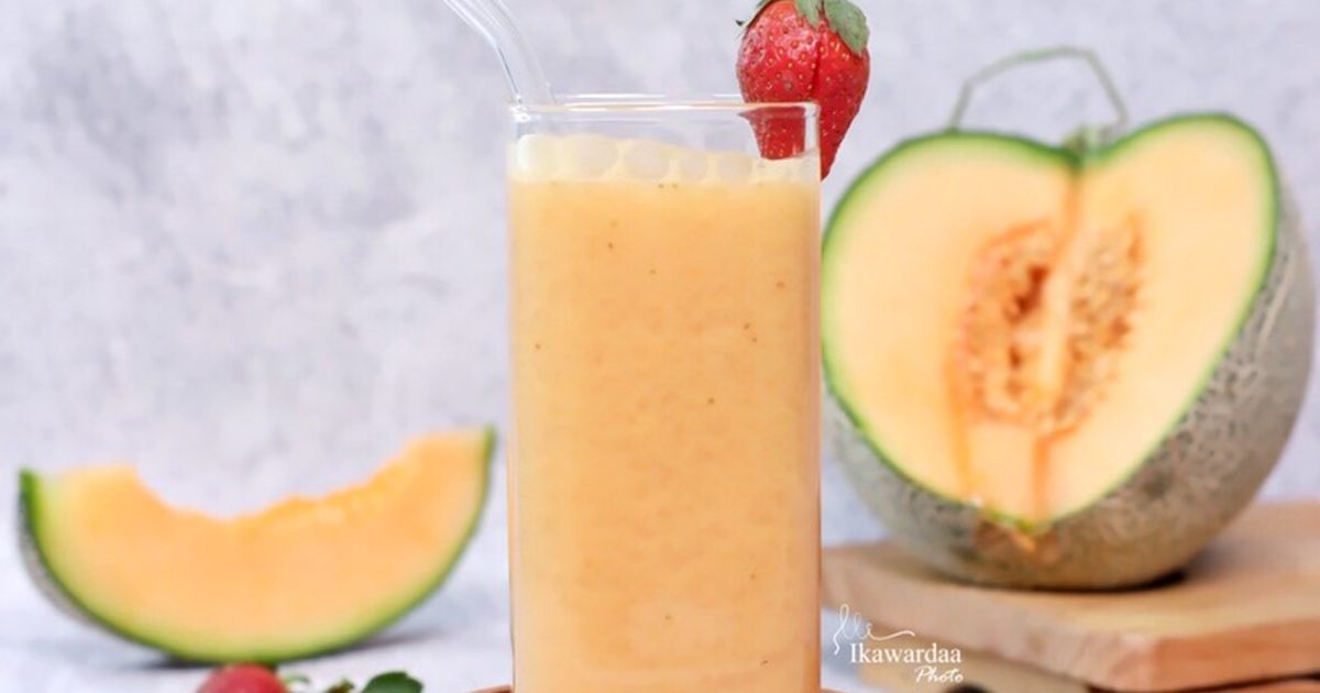 Resep Jus Melon Dan Strawberry oleh Ika Wardani - Cookpad