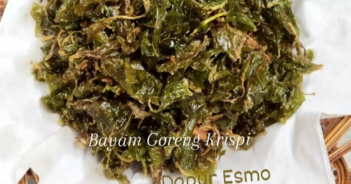 Resep Bayam Goreng Krispi oleh Dapur Esmo - Cookpad