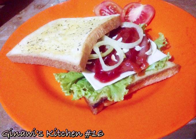 Resep Sandwich simple banget oleh Winna Titis - Cookpad