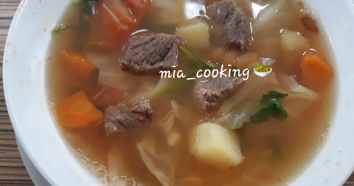 Resep Soup Daging Sapi. oleh mia_cooking 🥦🥗🍴 - Cookpad