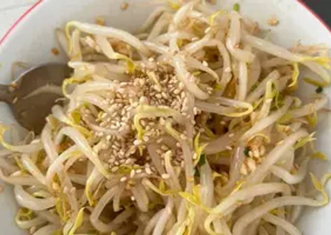 Resep Korean mungbean sprout side dish (sukjunamul-muchim) oleh Amelia ...