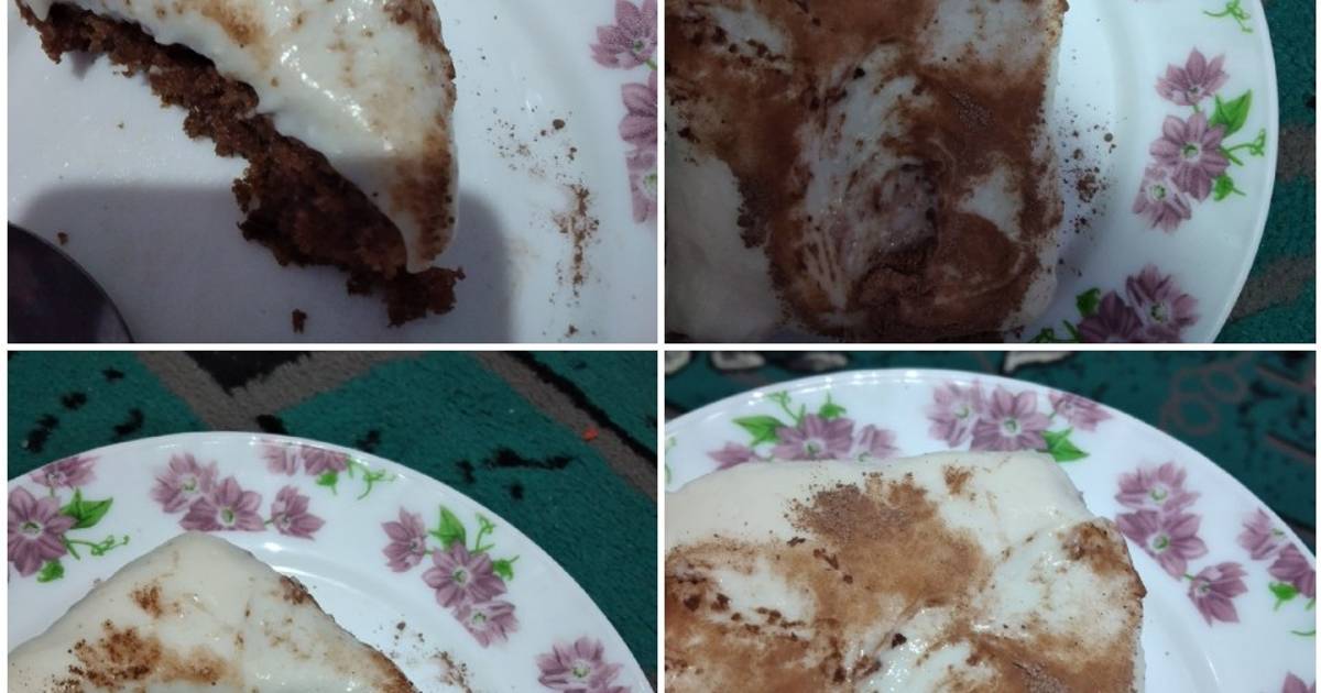 طريقة عمل كيكه الكاكاو والقشطه على اصولها بطريقة سهلة وسريعة من H.B.K ...