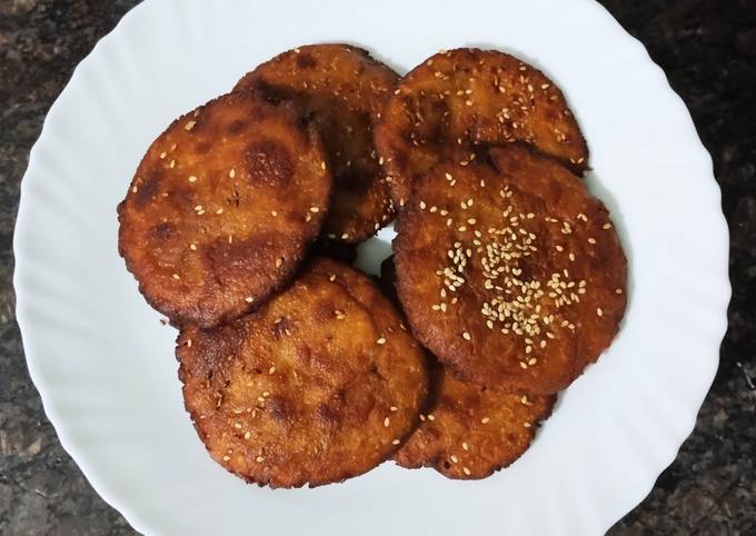Traditional Indian Recipe Ariselu (gud pitha) Recipe by Rekha Gour ...