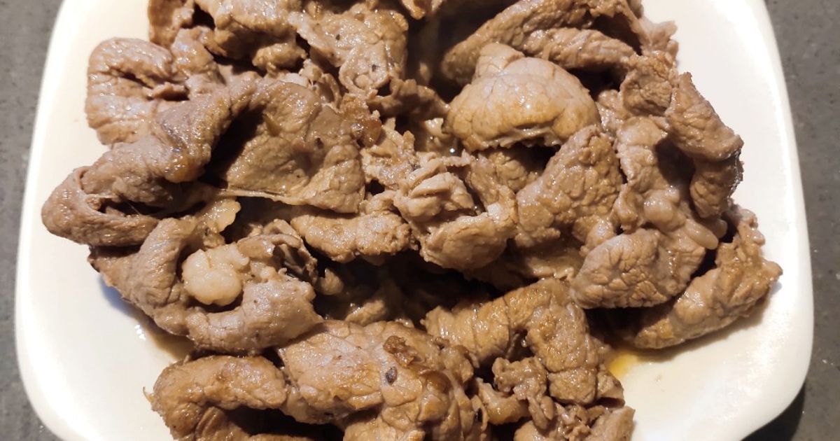 Stir Fry Beef Slices Recipe by Meme - Cookpad