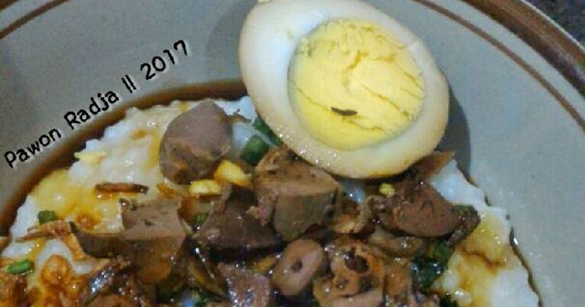 Resep Bubur Magicom Spesial Ati Ampela & Telur oleh Fifi - Pawon Radja ...