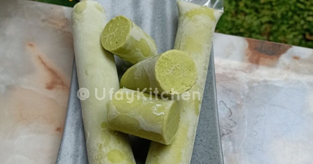 Resep es potong santan instan rumahan enak dan mudah - Cookpad