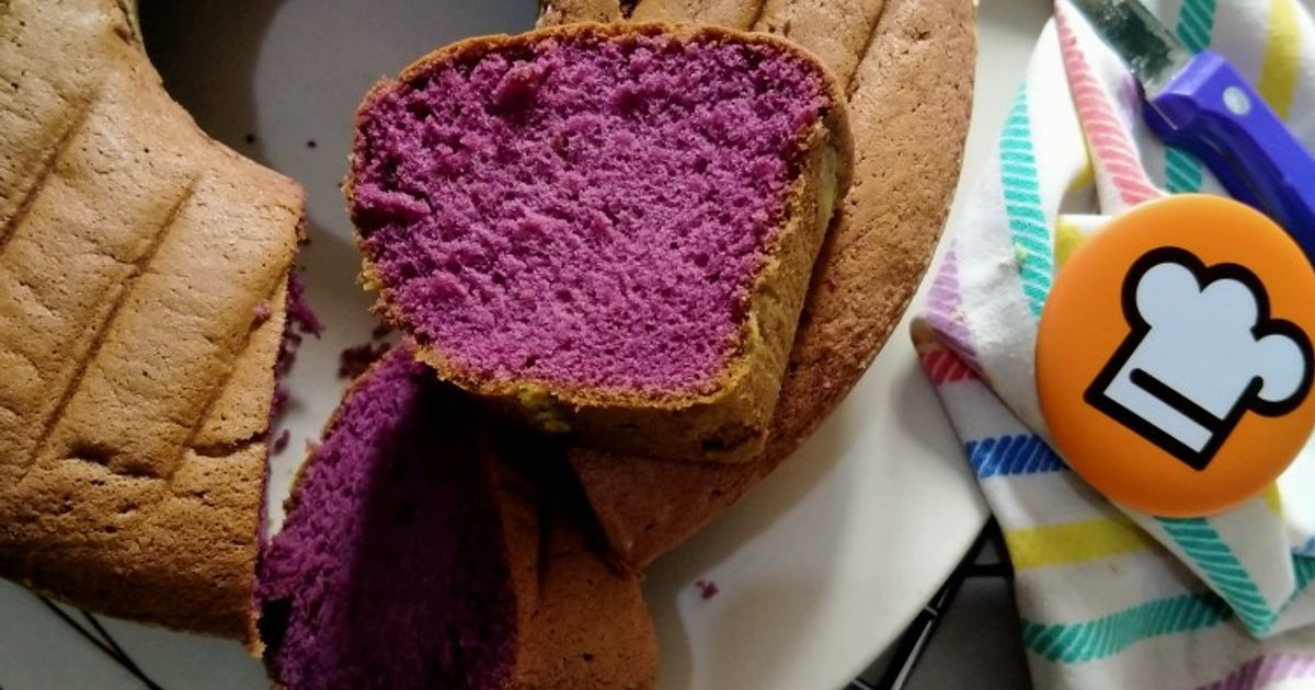 Resep Bolu Taro All In One 4 Telur oleh Dapur Maya - Cookpad