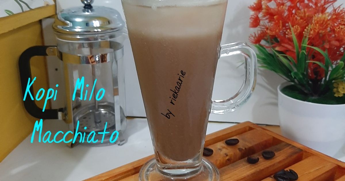 Resep 109. Kopi Milo Macchiato oleh Riekaarie - Cookpad
