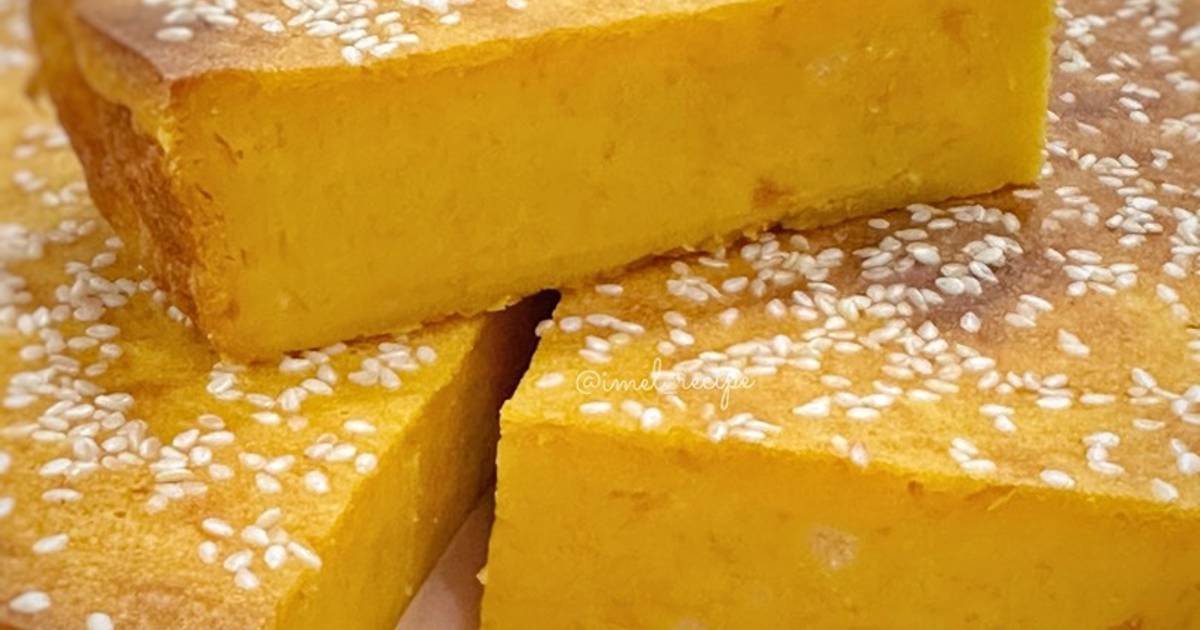 Resipi Kuih Bingka Labu Kuning oleh imel_recipe - Cookpad