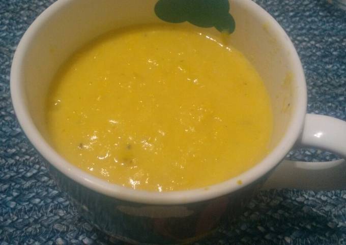 Sopa crema de choclo Receta de Romy Pech- Cookpad