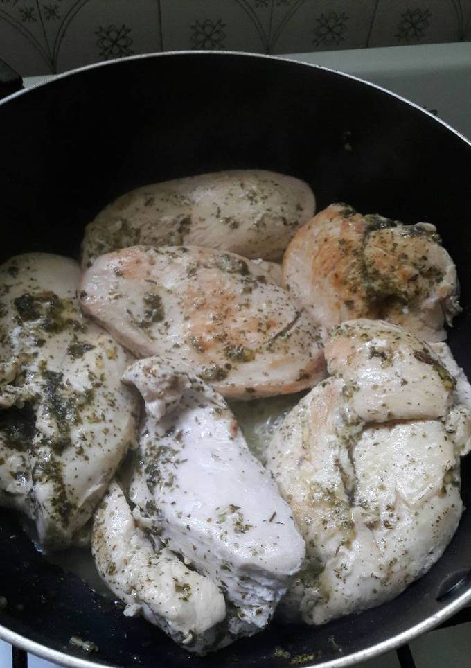 Pechugas a la provenzal Receta de Joaquin Perez- Cookpad