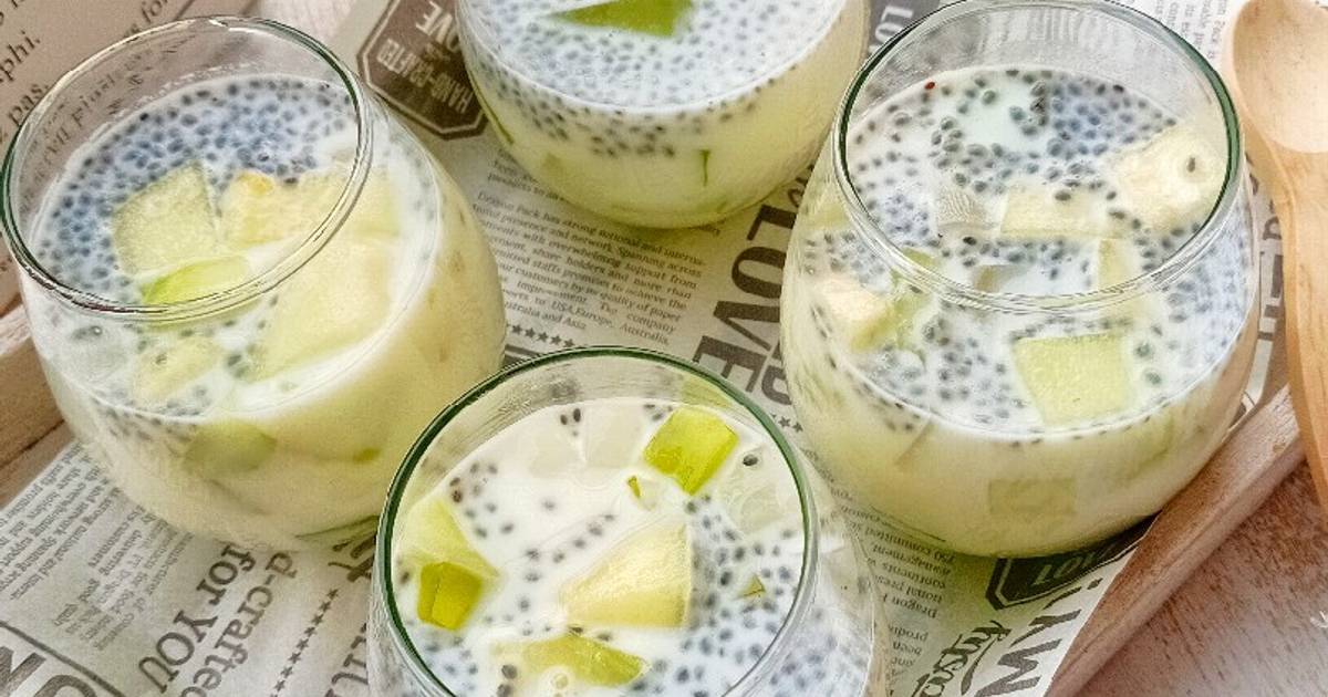 Resep Es Jelly Susu Melon oleh Ine Setiawati - Cookpad