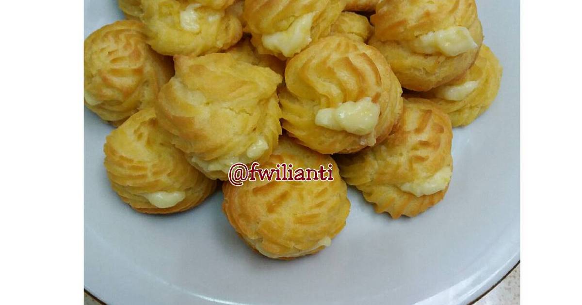 Resep Soes vanilla vla (choux patisserie) oleh Firda Wilianti - Cookpad