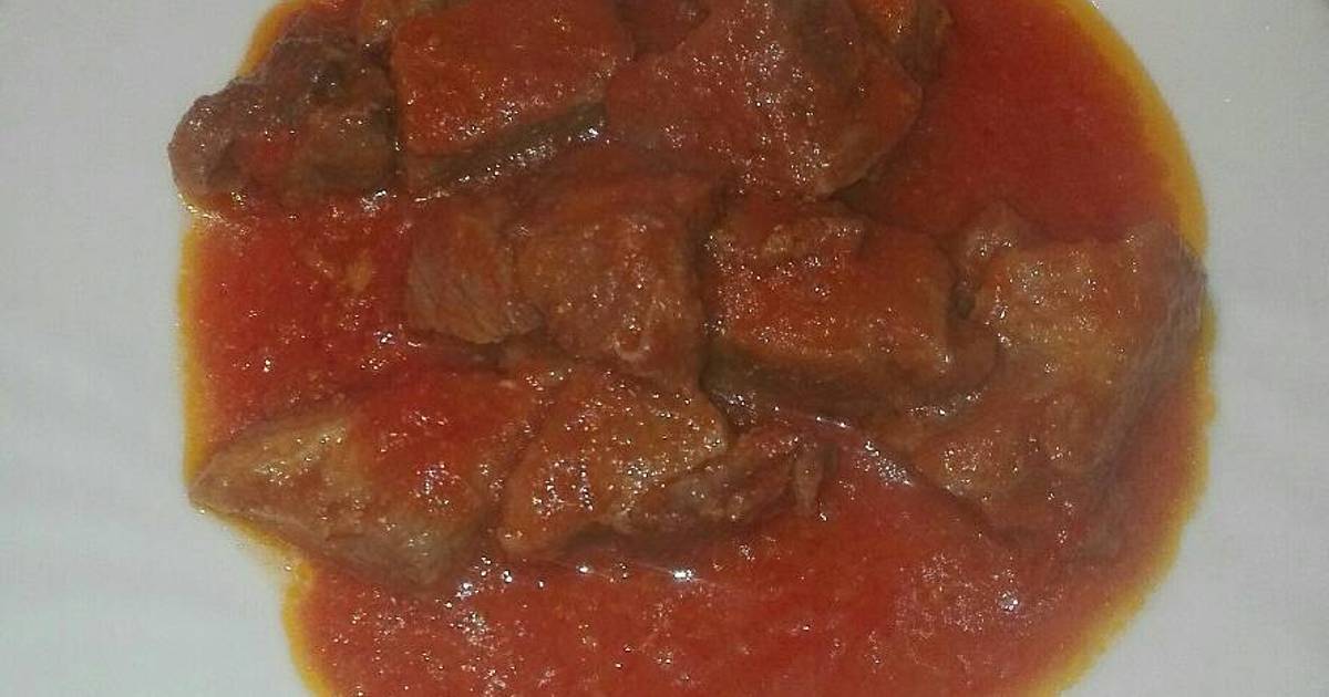 Magro ibérico con tomate a mi manera en la olla GM g Receta de Mari ...