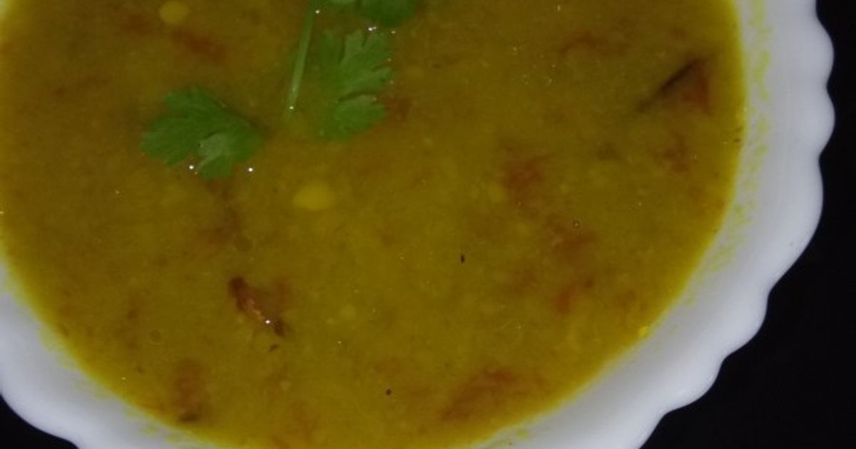 Zero Oil Dal Soup Recipe by Reena Verbey - Cookpad