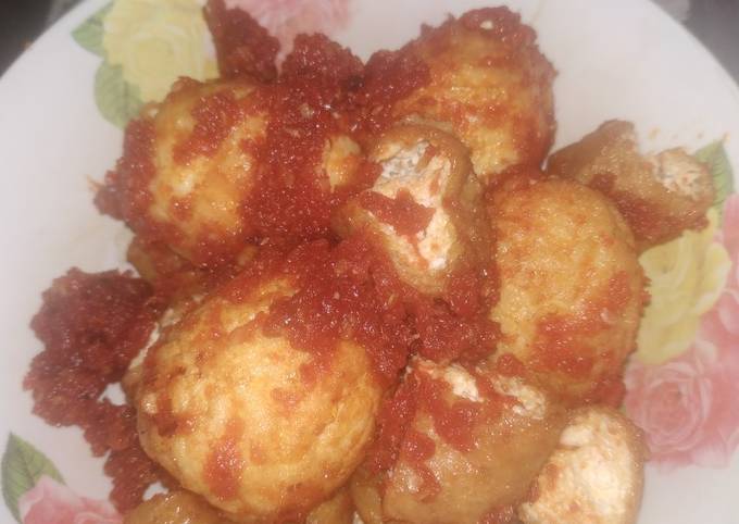 Resep Balado telur tahu oleh Ammaah - Cookpad
