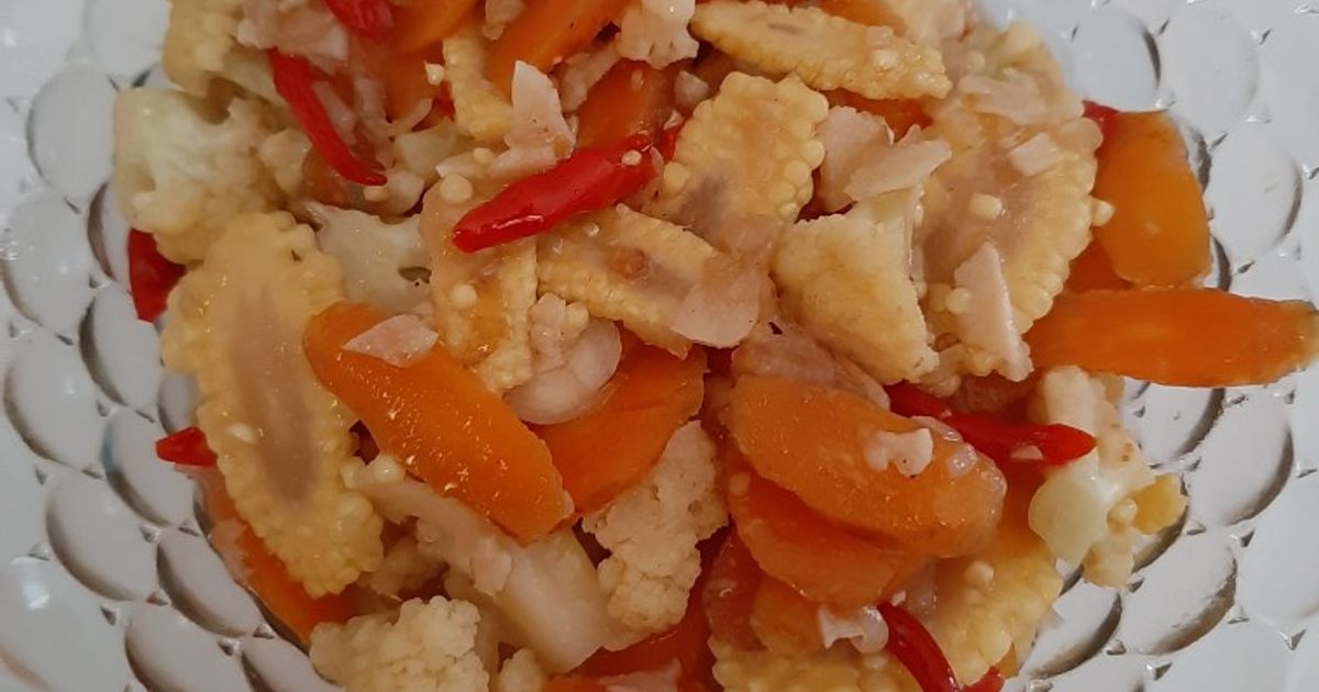 Resep Tumis Warna (Wortel,Utren,Bunga Kol) oleh Lusi Setianingsih - Cookpad