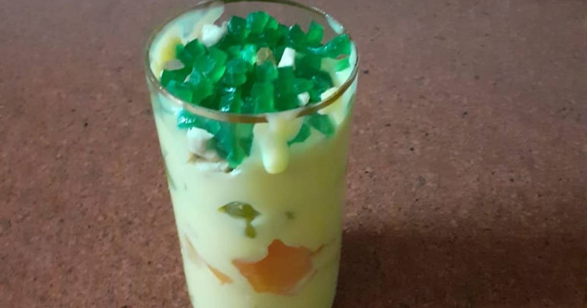 Kesar fruit cream Recipe by Kirti Jindal - Cookpad