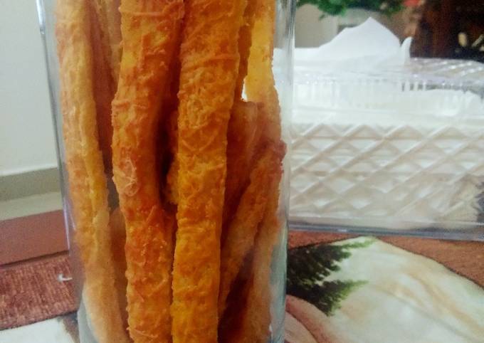 Resep Kaasstengels Cheese Stick oleh Mamah Aura - Cookpad
