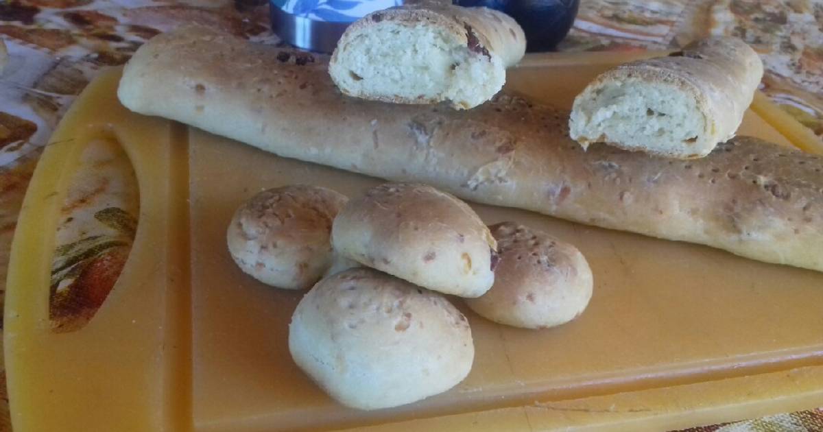 Pan flauta saborizado Receta de Silvia CURBELO. - Cookpad