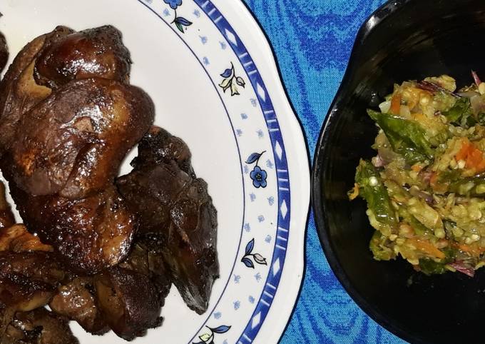 Resep Hati ampela goreng sambal hijau oleh Krismanti Arifah - Cookpad