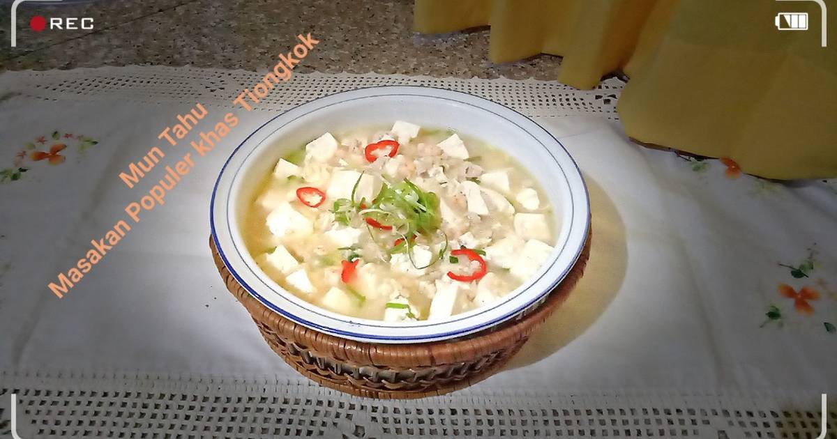 Resep Mun Tahu Masakan Populer khas Tiongkok oleh Yuyun Sukidjan - Cookpad