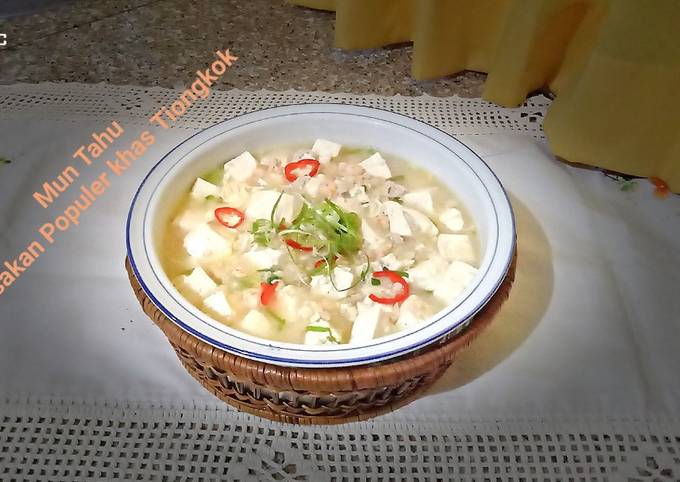 Resep Mun Tahu Masakan Populer khas Tiongkok oleh Yuyun Sukidjan - Cookpad