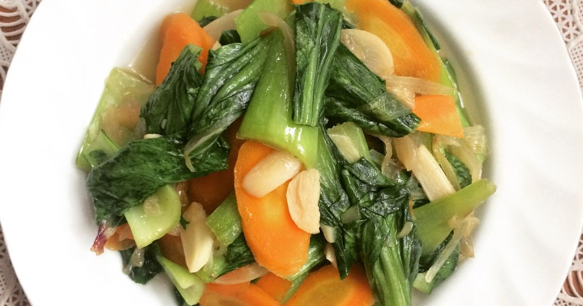 Resep Tumis Pokcoy Wortel oleh wafachairani - Cookpad
