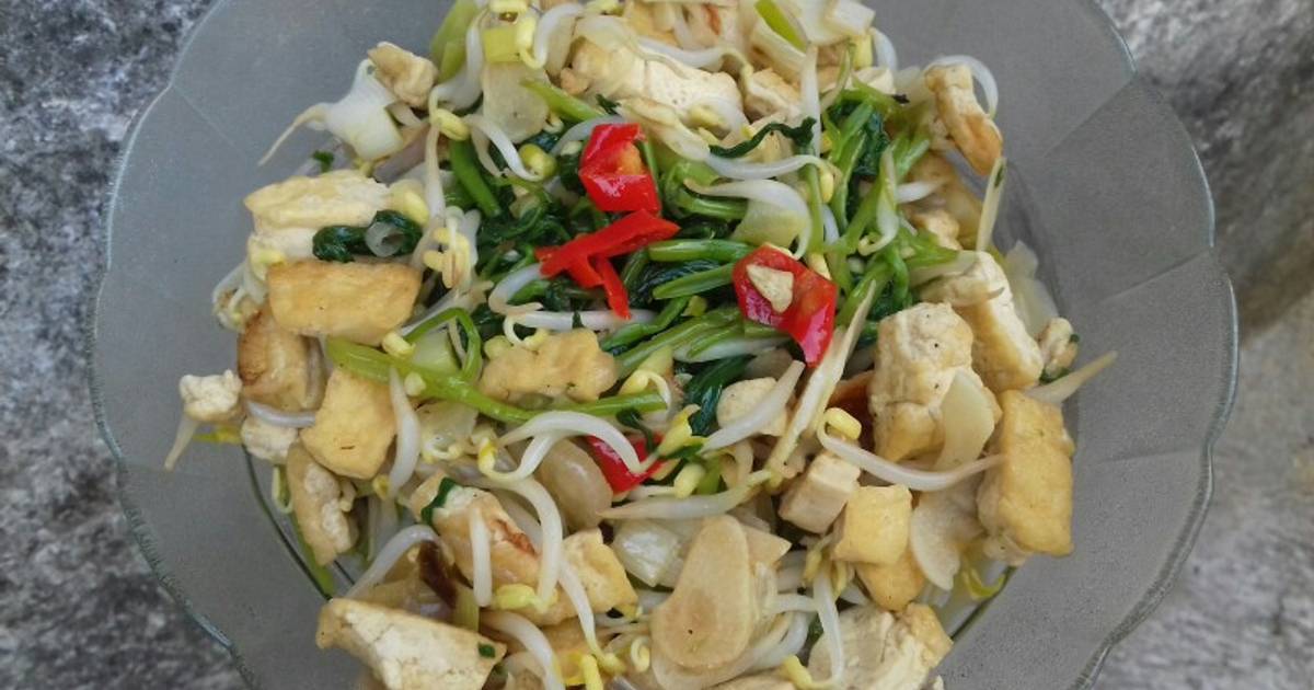 Resep Tumis Kangkung Tauge oleh Cicik Ary - Cookpad