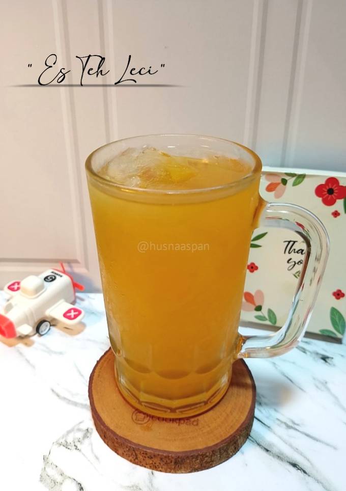 Resep Es Teh Leci oleh Husna Aspan - Cookpad