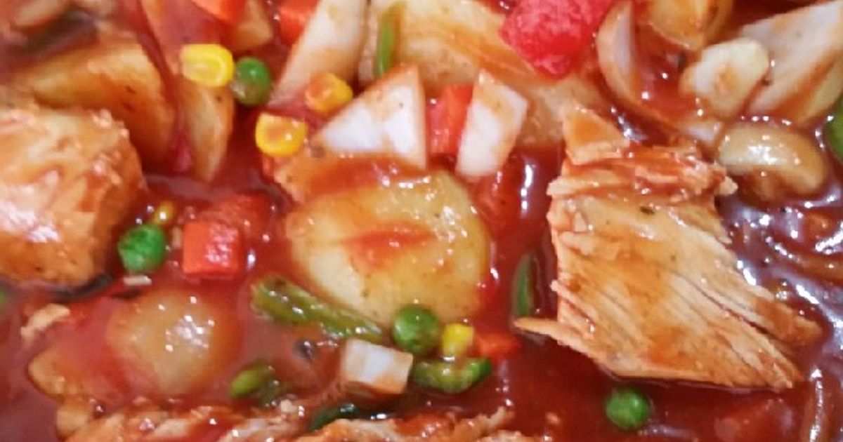 Pechuga De Pollo Guisado Con Papa Receta de Camilla - Cookpad