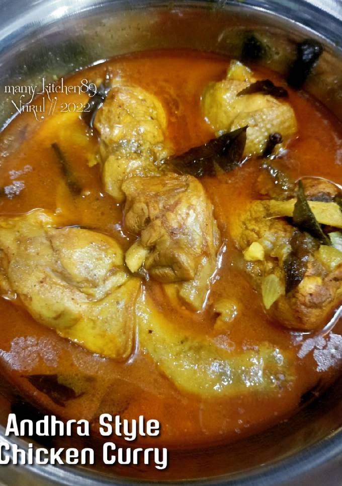 Resipi Andhra Style Chicken curry oleh mamy_kitchen89 - Cookpad