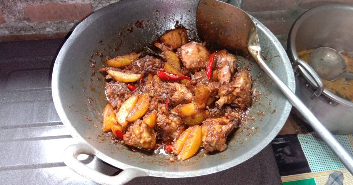 Resep Ayam Potato pedas manis anti julid😀 oleh Fadillah Ma'rifah - Cookpad