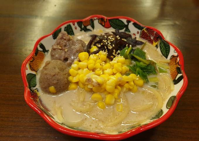 Resep Ramen kuah Creamy simple oleh Saza's Homebaked - Cookpad