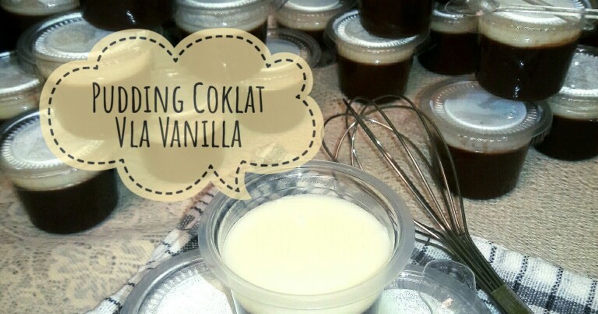 Resep Pudding Coklat Vla Vanilla oleh vava.kitchen - Cookpad