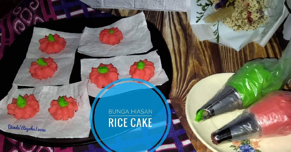 Resep 385. 🍀 Bunga Hiasan Rice cake oleh Intan Zahra Al Arsyad (Bunda ...