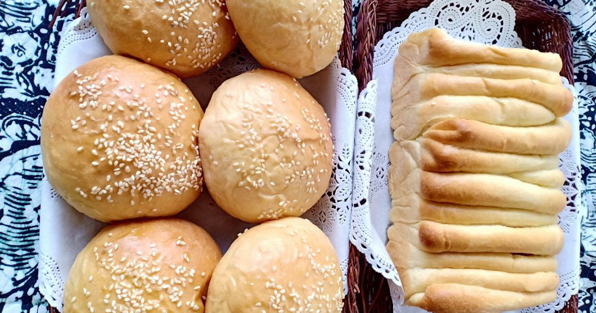 Resep Burger Bun, Roti Sisir & Aneka Roti oleh wiwik Daryanti - Cookpad