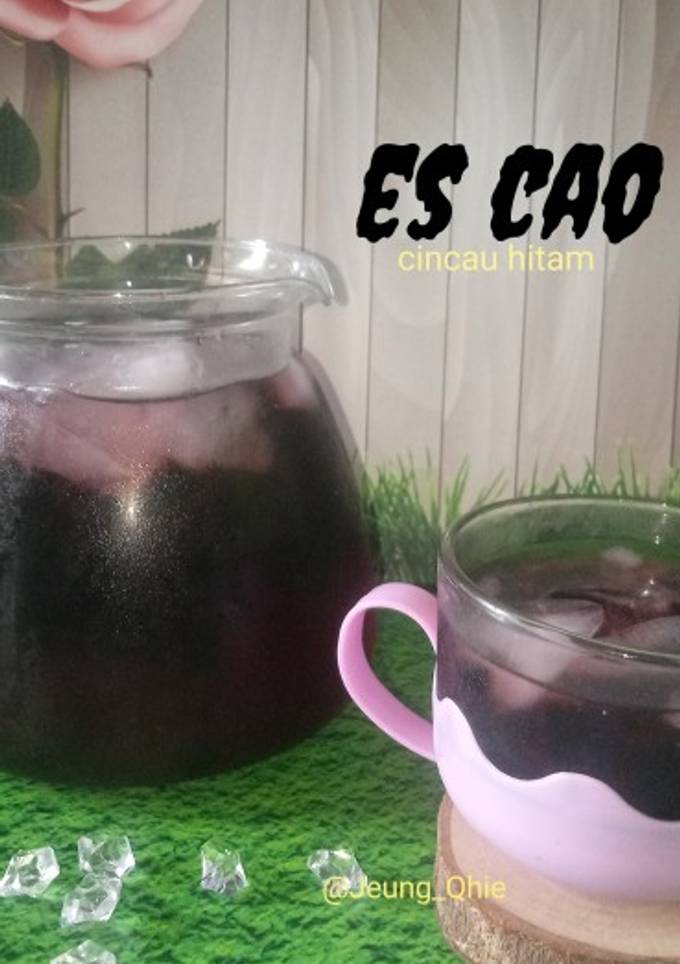 Resep Es cao/cincau hitam oleh Jemari Qhie - Cookpad
