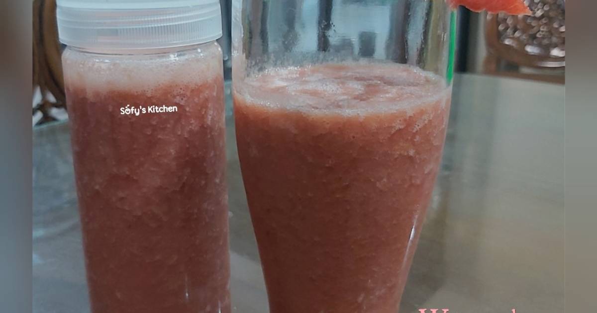 67 resep jus pisang semangka enak dan mudah - Cookpad