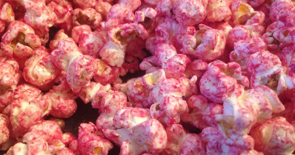 Pink popcorn Recipe by Febin Vadakkeyil - Cookpad