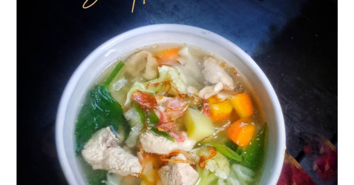 Resep Sop Ayam Simple oleh Erny Sulistyowati (Pawon Erny) - Cookpad