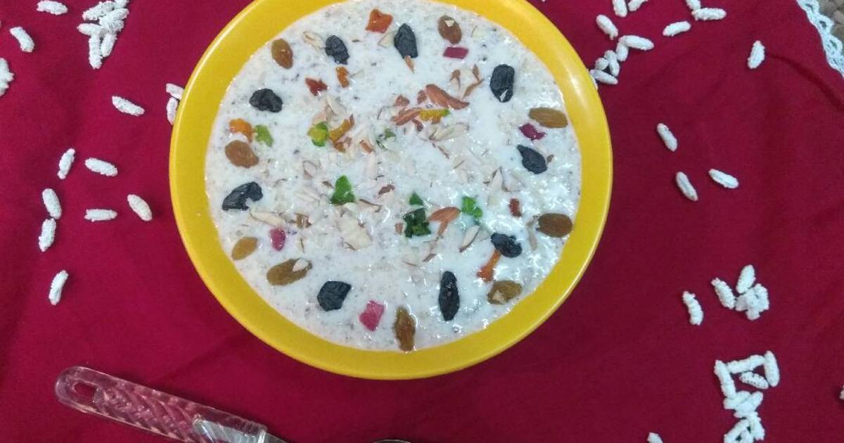 खील (पुलिया) (Kheer (puliya) recipe in hindi) रेसिपी बनाने की विधि in ...