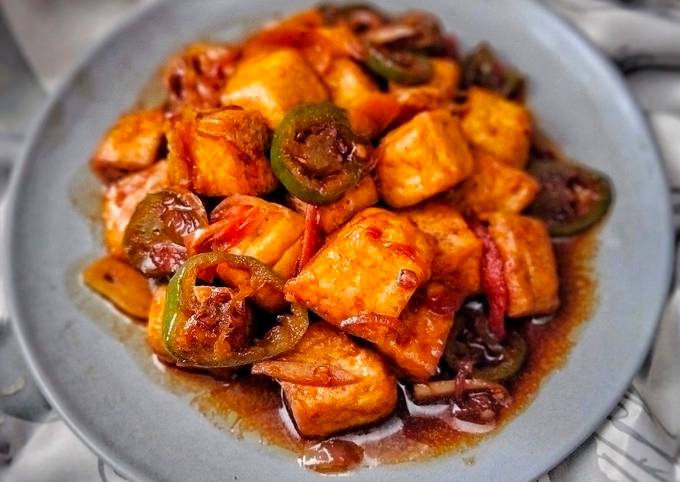 Resep Tahu Oseng Cabe Gendot oleh Fey_Pawonmungil - Cookpad